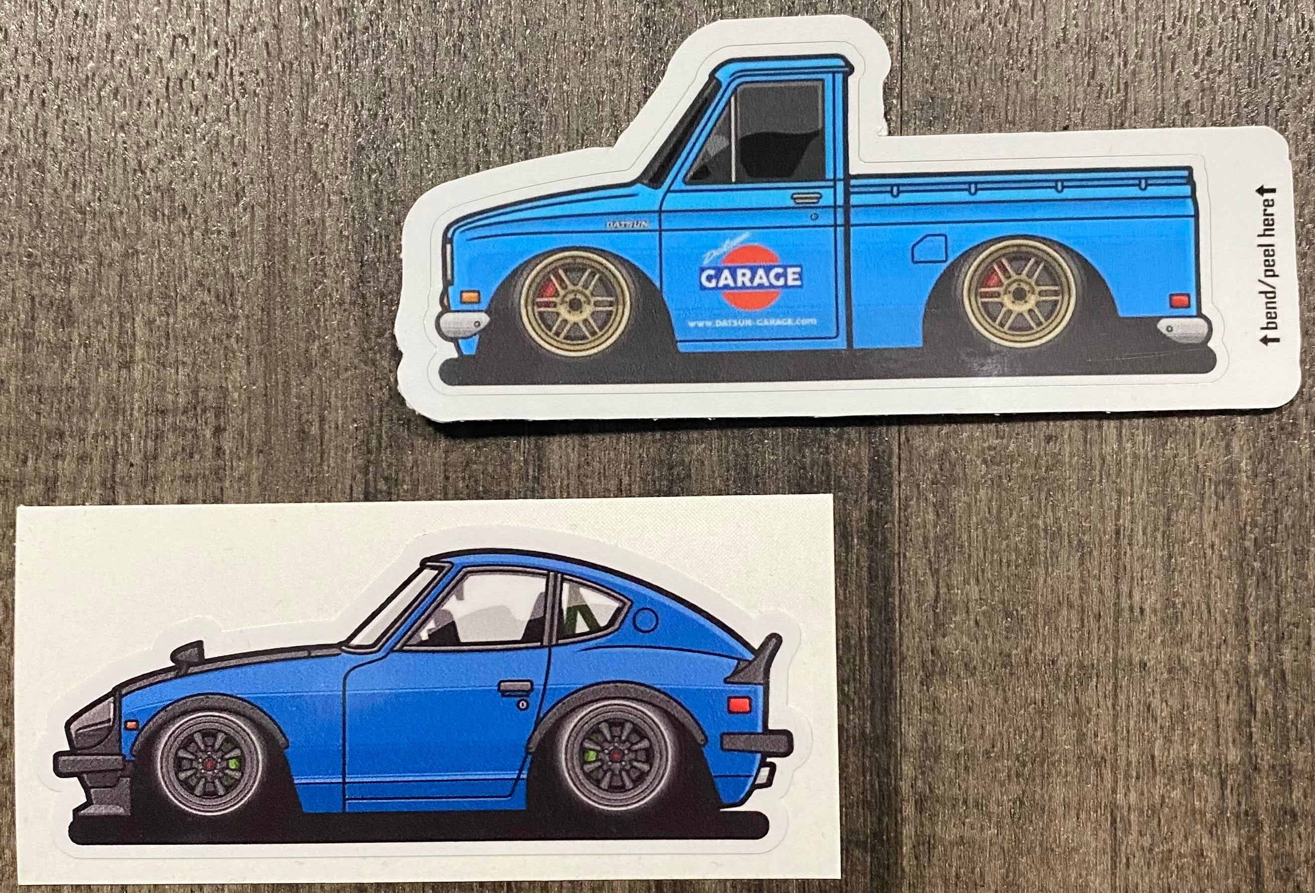 DG Shop Truck and 240Z Decal Set | Datsun Garage